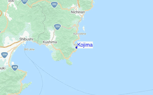 Kojima Surf Forecast and Surf Reports (Kyu Shu, Japan)