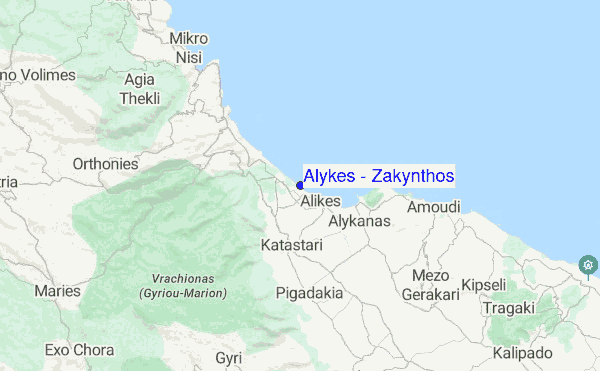 Alykes - Zakynthos Surf Forecast and Surf Report