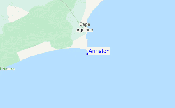 Arniston 48 hour detailed Surf Forecast