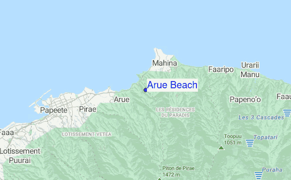 Arue Beach Surf Forecast and Surf Report