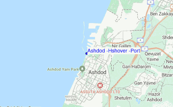 Ashdod -Hshover (Port) 48 hour detailed Surf Forecast