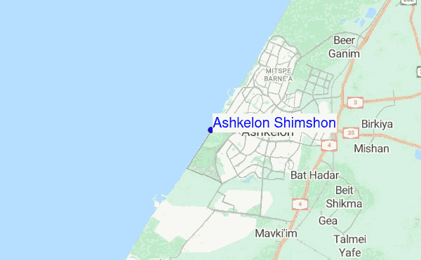 Ashkelon Shimshon Surf Forecast and Surf Report