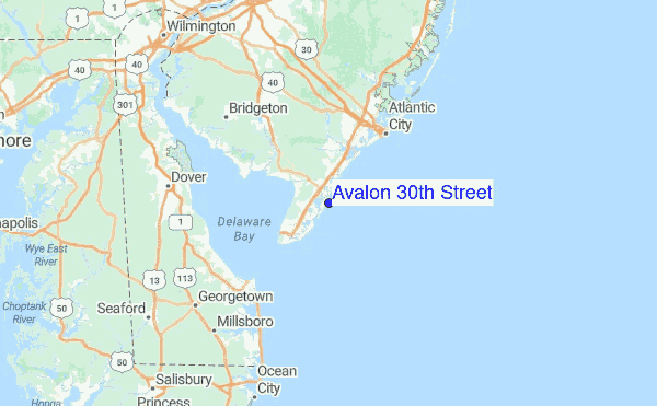 Avalon 30th Street Surf Forecast and Surf Reports (New Jersey, USA)