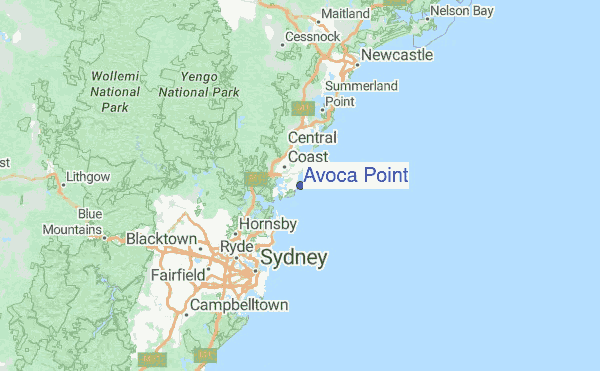 Avoca Point Surf Forecast and Surf Reports (NSW - Newcastle, Australia)