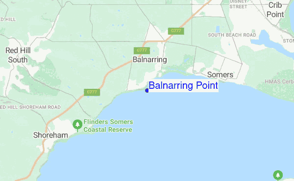 Balnarring Point Surf Forecast and Surf Report