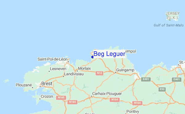 Beg Leguer Surf Forecast and Surf Reports (Brittany - Cote d'Armor, France)