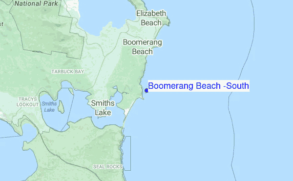 Boomerang Beach (South) 48 hour detailed Surf Forecast