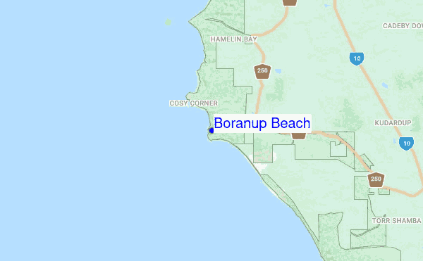 Boranup Beach 48 hour detailed Surf Forecast