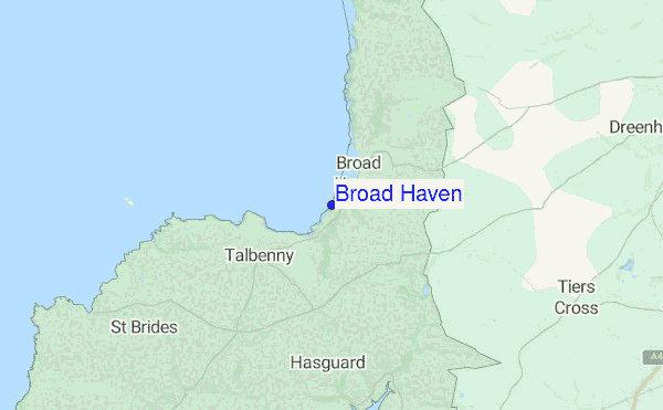 Broad Haven 48 hour detailed Surf Forecast