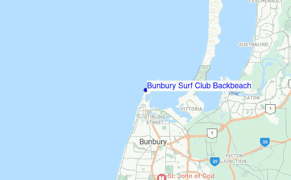 Bunbury Surf Club Backbeach 48 hour detailed Surf Forecast