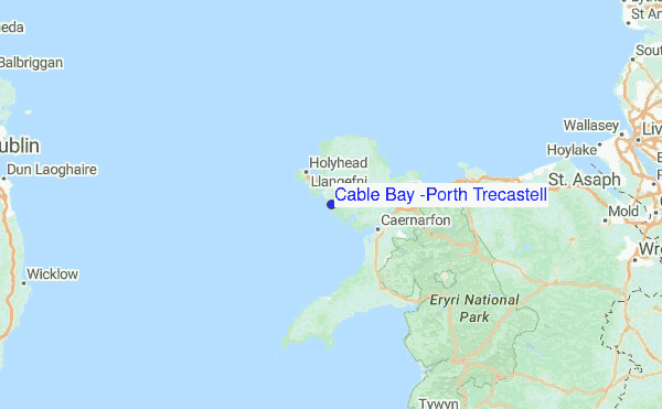 Cable Bay Surf Forecast and Surf Reports (Wales - Anglesy, UK)
