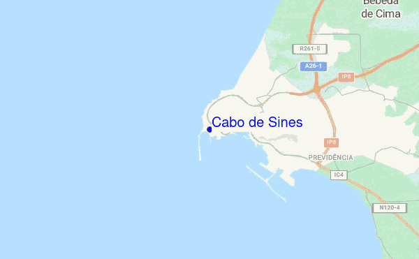 Cabo de Sines Surf Forecast and Surf Report