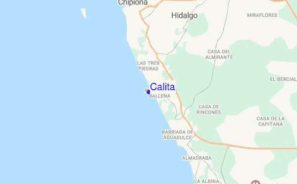 Calita 48 hour detailed Surf Forecast