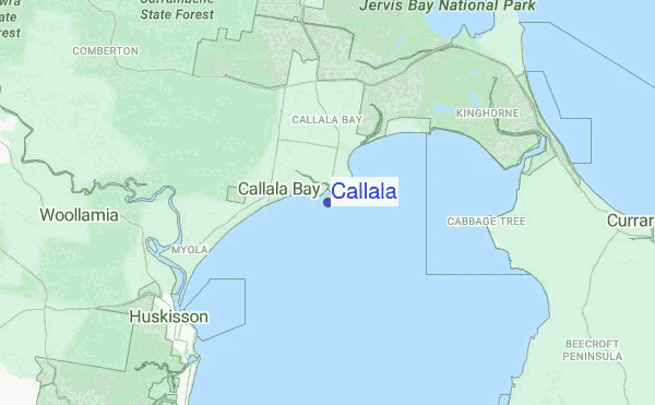 Callala 48 hour detailed Surf Forecast