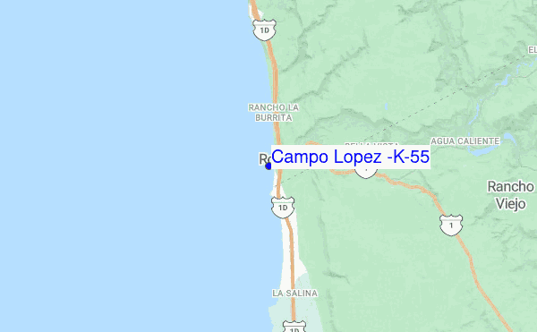 Campo Lopez (K-55) Surf Forecast and Surf Report