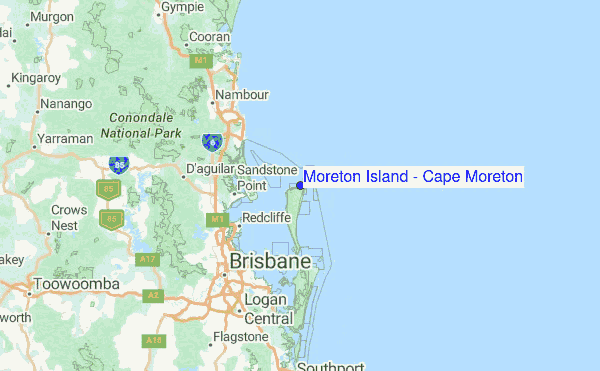 Moreton Island - Cape Moreton Surf Forecast and Surf Reports (QLD ...