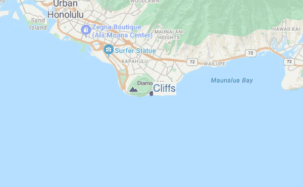 Cliffs Surf Forecast and Surf Report