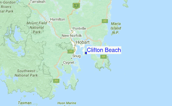 Clifton Beach Surf Forecast and Surf Reports (TAS - East Coast, Australia)