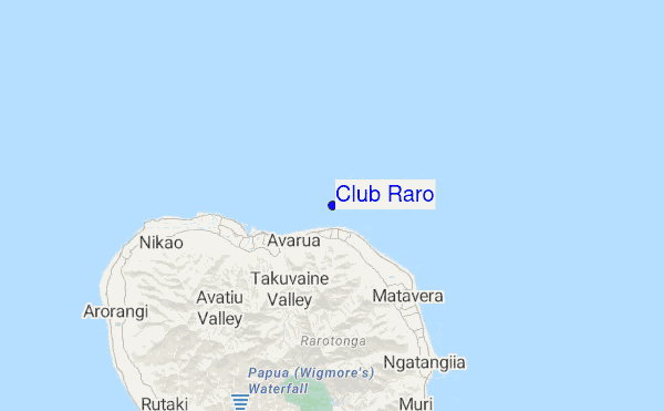 Club Raro Surf Forecast and Surf Report