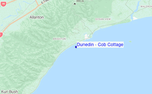 Dunedin - Cob Cottage 48 hour detailed Surf Forecast