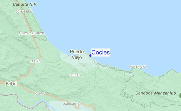 Cocles Surf Forecast and Surf Report