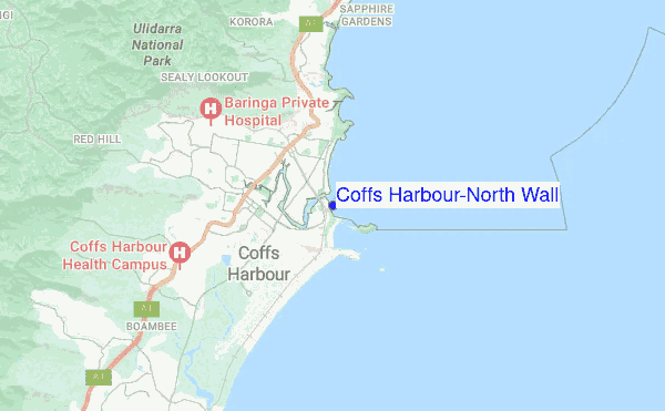 Coffs Harbour-North Wall Surf Forecast and Surf Report
