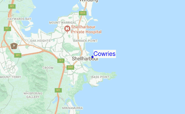 Cowries Surf Forecast and Surf Report