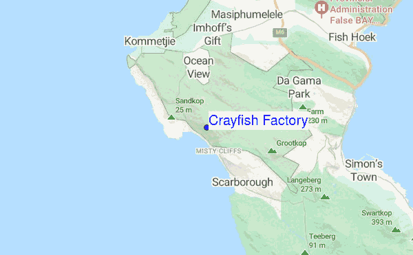 Crayfish Factory Surf Forecast and Surf Report
