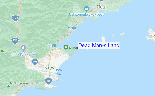 Dead Man's Land 48 hour detailed Surf Forecast