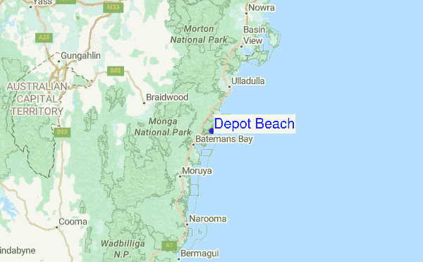 Depot Beach Surf Forecast and Surf Reports (NSW - South Coast, Australia)