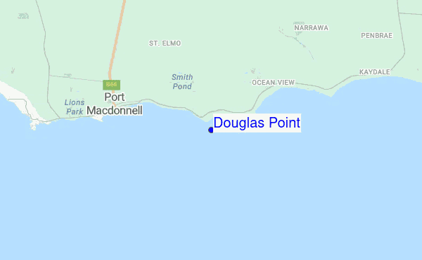Douglas Point 48 hour detailed Surf Forecast