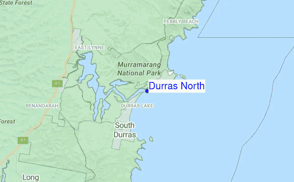 Durras North 48 hour detailed Surf Forecast
