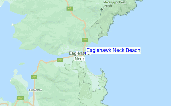 Eaglehawk Neck Beach Surf Forecast and Surf Report