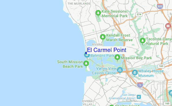 El Carmel Point Surf Forecast and Surf Report