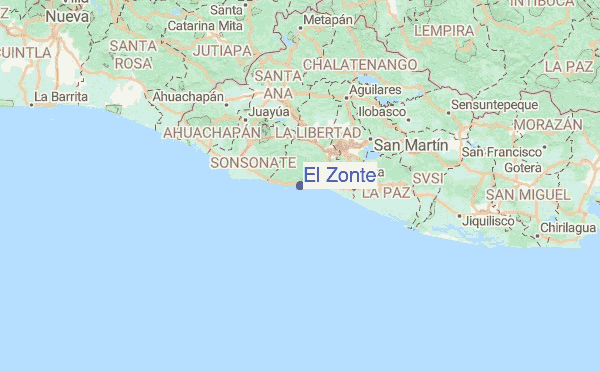 El Zonte Surf Forecast and Surf Reports (Costa del Balsamo, El Salvador)