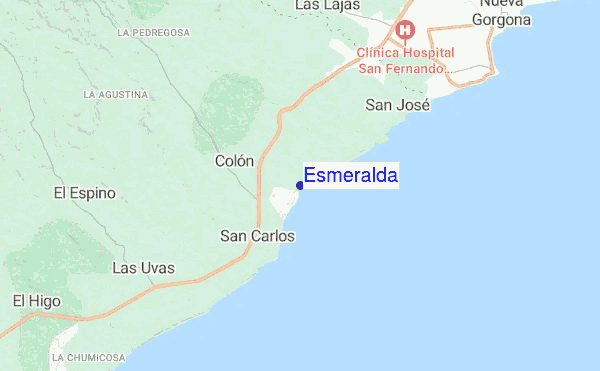 Esmeralda Surf Forecast and Surf Report