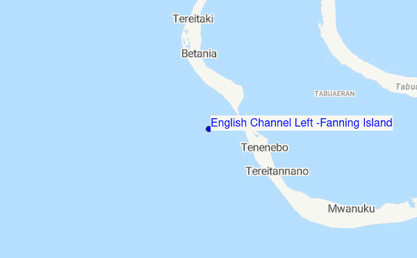 English Channel Left (Fanning Island) Surf Forecast and Surf Report