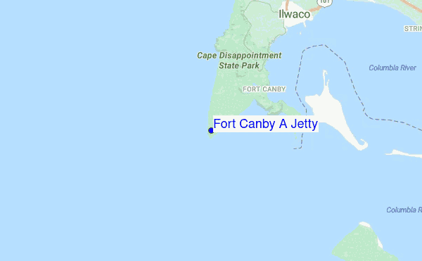 Fort Canby A Jetty 48 hour detailed Surf Forecast