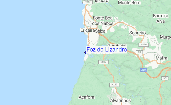 Foz do Lizandro Surf Forecast and Surf Report