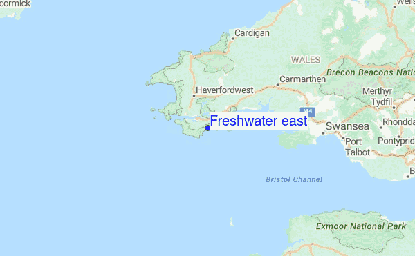Freshwater east Surf Forecast and Surf Reports (Wales - Pembrokeshire, UK)