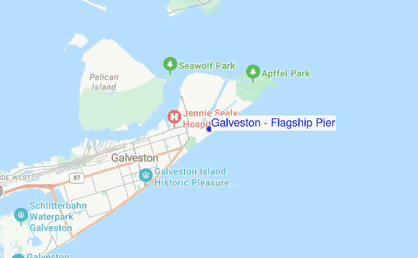 Galveston - Flagship Pier Surf Forecast and Surf Report