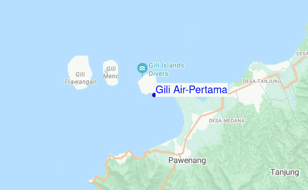 Gili Air-Pertama 48 hour detailed Surf Forecast