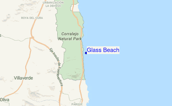 Glass Beach Map