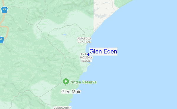 Glen Eden 48 hour detailed Surf Forecast