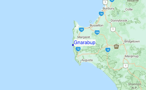 Gnarabup Surf Forecast and Surf Reports (WA - Margaret River, Australia)