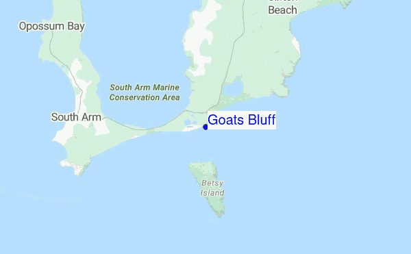 Goats Bluff 48 hour detailed Surf Forecast