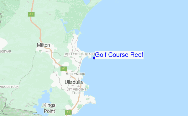 Golf Course Reef Surf Forecast and Surf Report