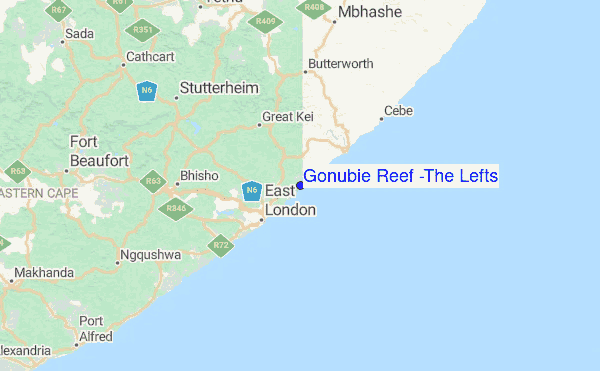 Gonubie Reef (The Lefts) Surf Forecast and Surf Reports (Eastern Cape ...