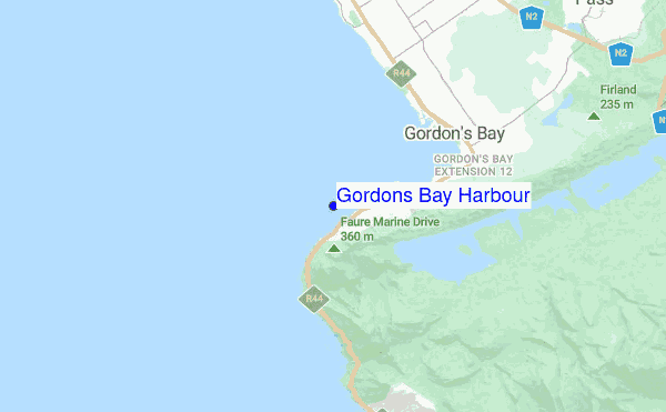 Gordons Bay Harbour 48 hour detailed Surf Forecast