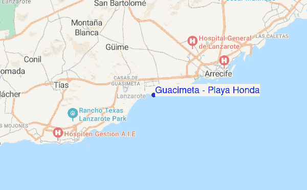 Guacimeta - Playa Honda Surf Forecast and Surf Report